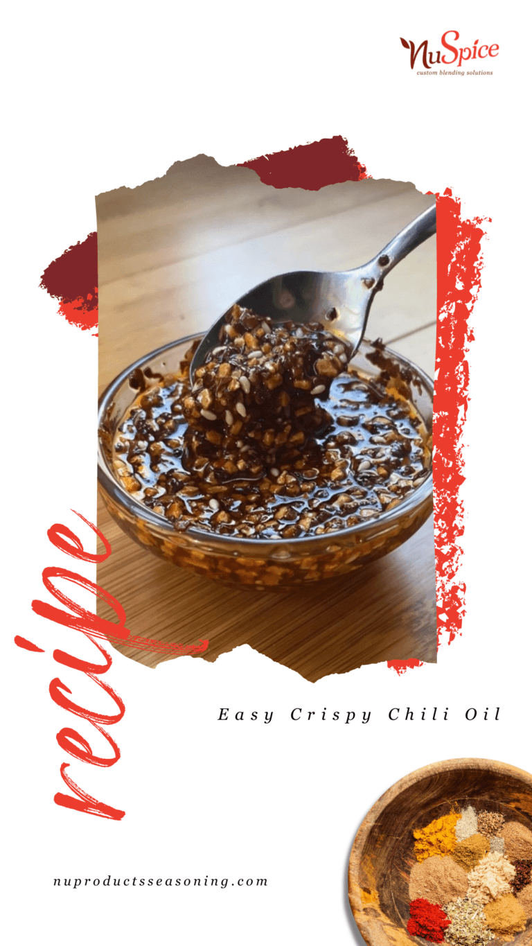 Crispy Chili Oil - Easy Recipe | Nu Products Seasoning Company